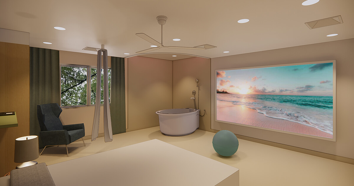 Sensory Birthing Suite in India - Aastrika Midwifery Centre